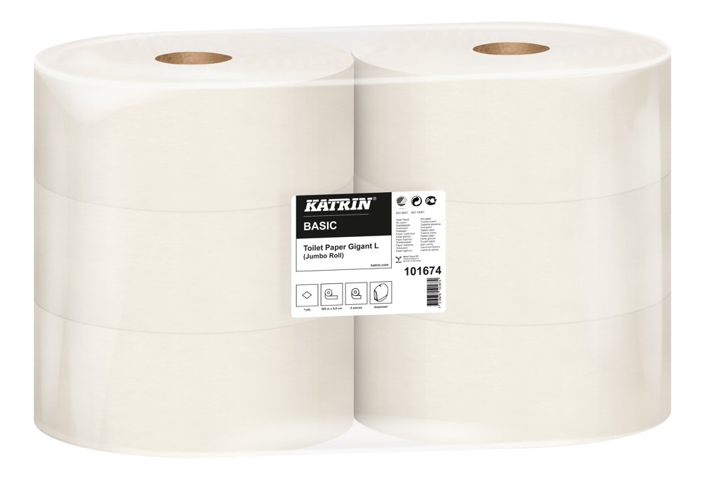 Toalettrulle Katrin Basic Giant Toilet L - Wulff Supplies