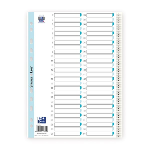 Register Strongline A4 1-54 PP - Wulff Supplies